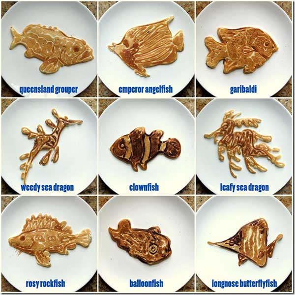 Awesome Dad Makes The Most Original Artistic Pancakes For His Kids