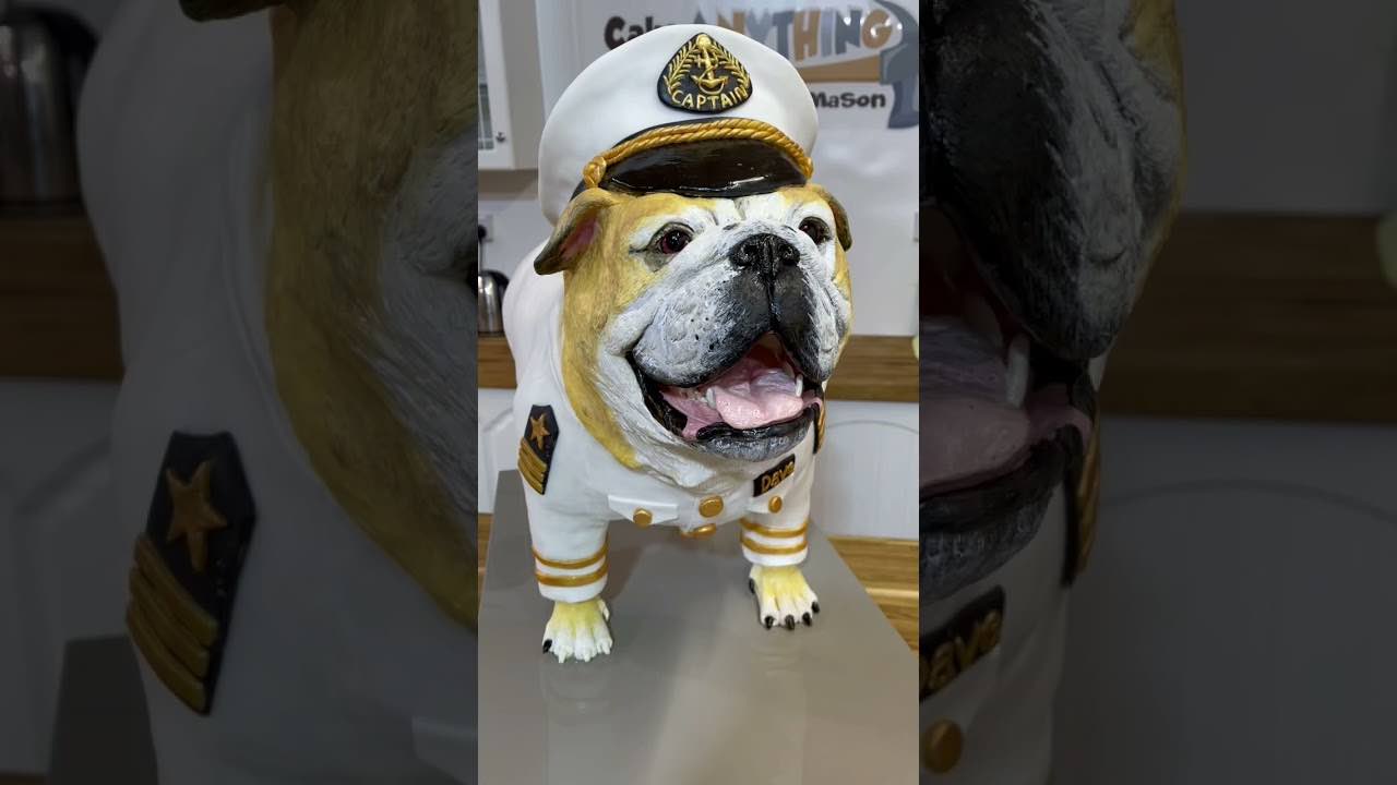 Baker Makes Incredible Bulldog Birthday Cake That Looks Just Like The ...